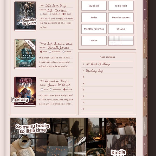 Student Digital Notebook, Notes for Students, College, Academic ...