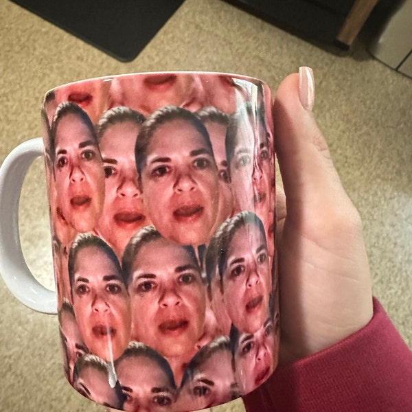 Crazy Face Mug, Photo Mug, Picture Mug, Funny Faces Mug, Personalized ...
