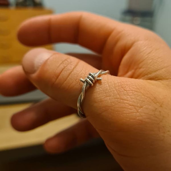 Silver Floral Ring, Vintage Flower Ring, Handmade Jewelry for Women and Men - Etsy UK