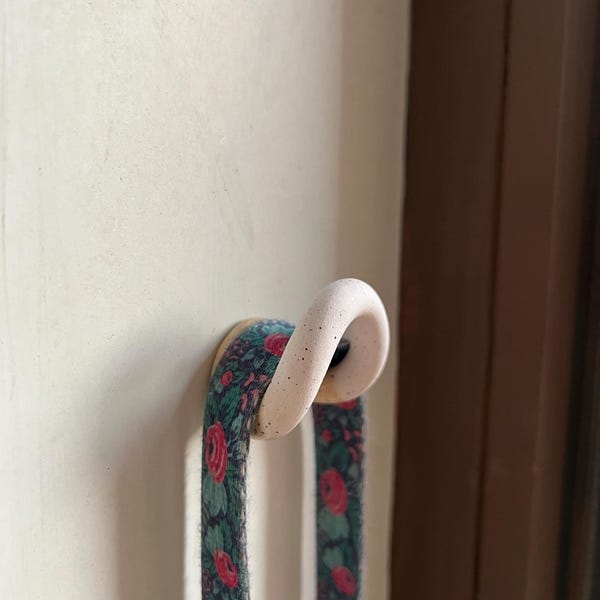 XL Ceramic Wall Hooks Handmade Decorative Coat Hook / Colorful Funky ...