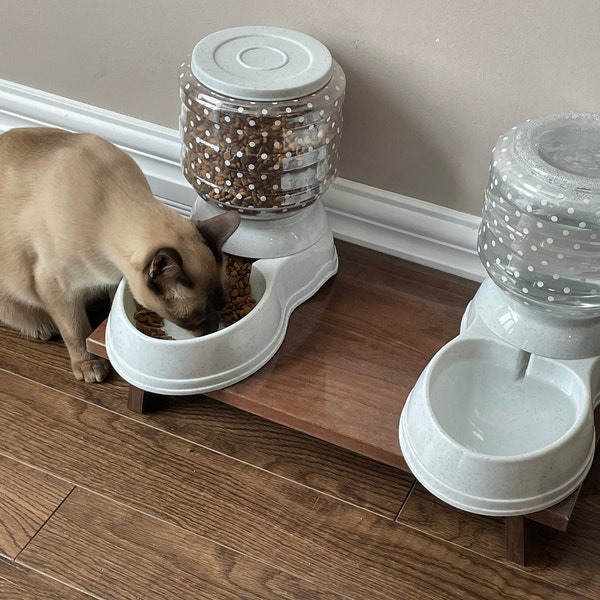 WALNUT STOOL, Foot Rest, STEP Stool, Personalized Small 4 Leg Wooden ...