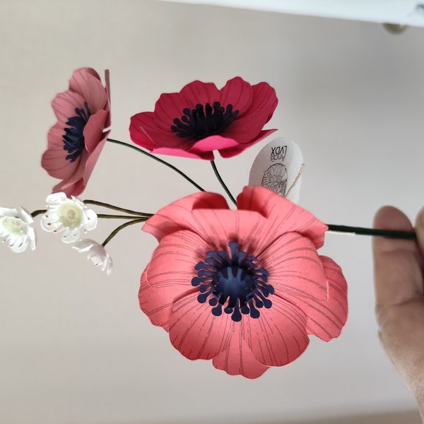 PRÉCOMMANDE bouquet de fleurs en papier Modèle RENONCULE - Paper flower ...