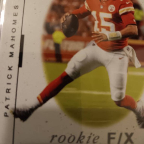 2017 Autograph Express 15 Patrick Mahomes Rookie Facsimile Auto Promo ...