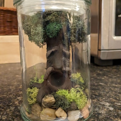 Zelda Inspired DIY Craft Complete Kit-deku Tree Inspired Faux Terrarium ...