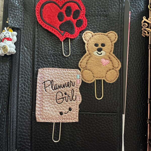 Planner Girl Paper Clip - Planner Girl Paperclip- Planner Clip -planner ...