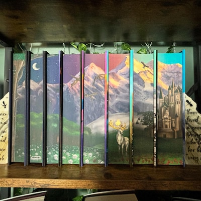 Zebra Onyx Bookends My Friends Are With Me and I Am Not Afraid Crescent ...