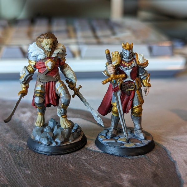 32/75mm Kiz Ai'er the Lionheart Leonin by DM Stash Hexhunters of ...