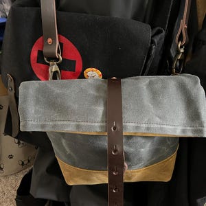 Waxed Canvas Saddlebag for Super73 Waterproof Motorcycle Bag Bicycle ...