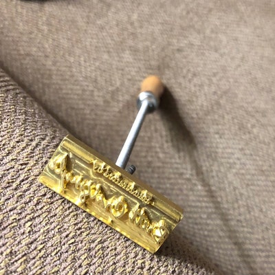 Custom Made Brass Stamp for G-clamp CNC Die Mold Branding - Etsy