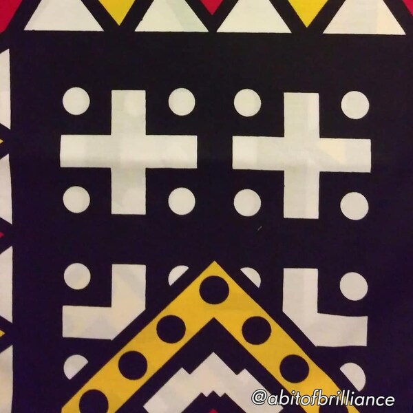 WP1307 - Angolan Samakaka 100% Cotton African Ankara Fabric | Vibrant ...