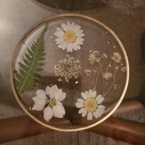 Resin Coasters Dried Flower Coasters Pressed Flowers | Etsy