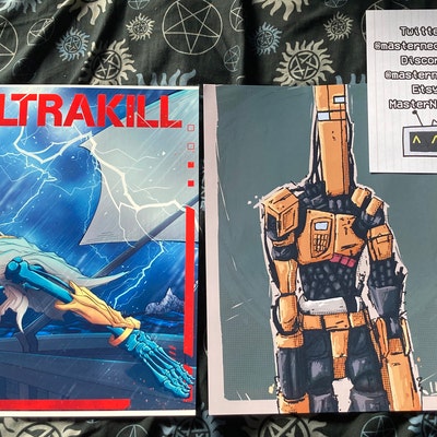 ULTRAKILL Mirage Peace Sign Sticker Designed by Staruri - Etsy