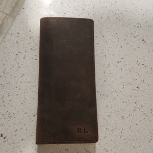 Personalized Long Leather Wallet, Personalized Men's Coat Wallet, Women ...