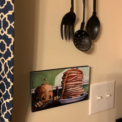 PANCAKES BOT Robot Painting Print - Etsy