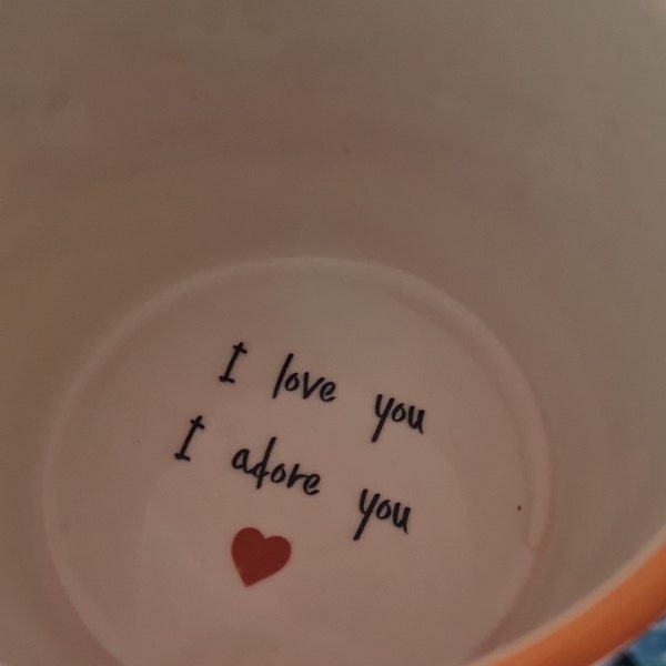 Bespoke Personalised Hidden Message Mug, Secret Message Cup ...