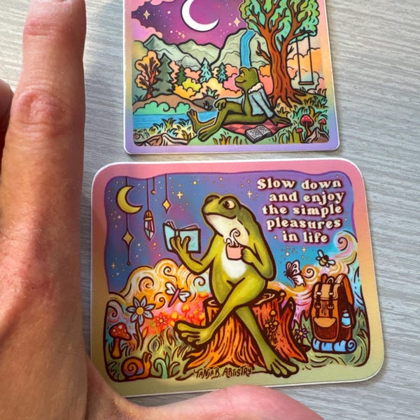 HIKING MAKES Me HAPPY // Weatherproof Outdoor Sticker // Vinyl 4 Nature ...