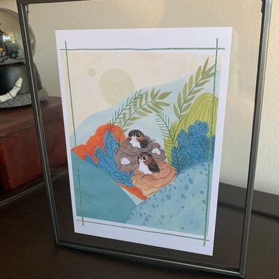 Porg Family A5 Print - Etsy