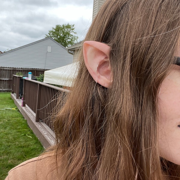 Elf Ears: Half-elf Ears, Lotr Elf Style, Low Profile Elf Ears - Etsy