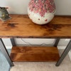 Reclaimed Wood and Pipe Table. Industrial Table. Black Iron Pipe Table ...