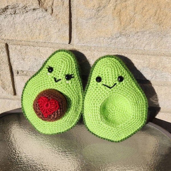 Avocado Family, Amigurumi Crochet Pattern, Digital Download - Etsy