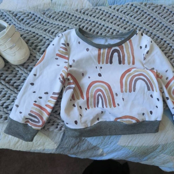 Easy Sweatshirt PDF Sewing Pattern - Etsy