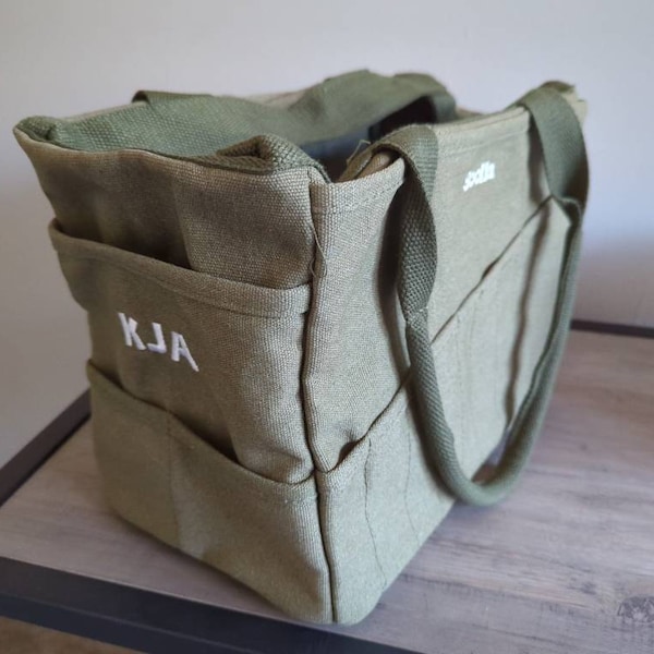 Forest Green Soolla® Studio Bag, Pottery Tool Bag & Art Supply Tote ...