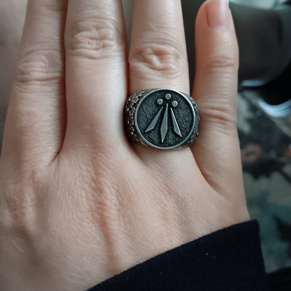 Awen Ring Wiccan Jewelry Pagan Nature Magic - Etsy