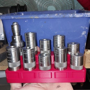 8 Shell Plate and Locator Pin Holder for Dillon 550 Reloading Machine ...