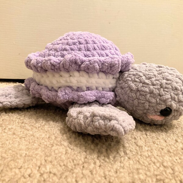 Mini Macaron Turtle Crochet Pattern Mini Size Download Beginner Friendly Amigurumi PDF Stuffed ...