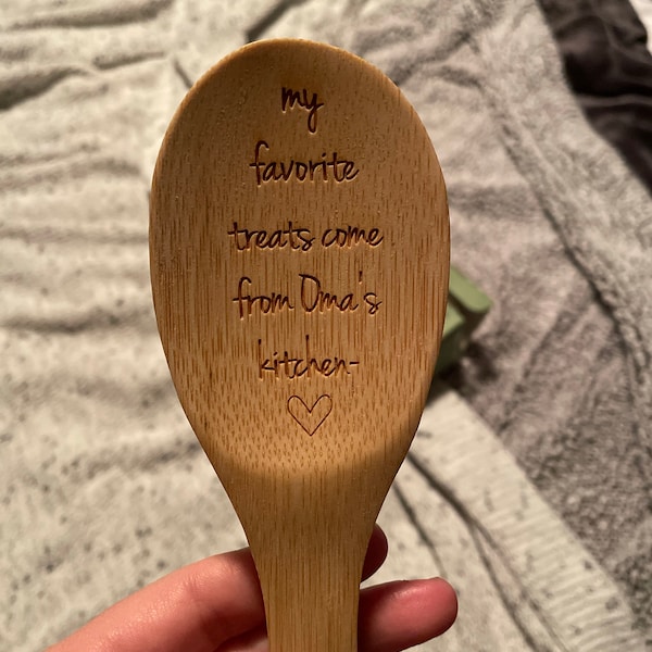Grandma Wooden Engraved Spoon. Grammy’s Kitchen Spoon. - Etsy