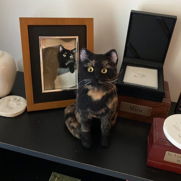 Cat Loss Memorial, Custom Stuffed Pet of Your Dog Cat, Handmade Pet ...