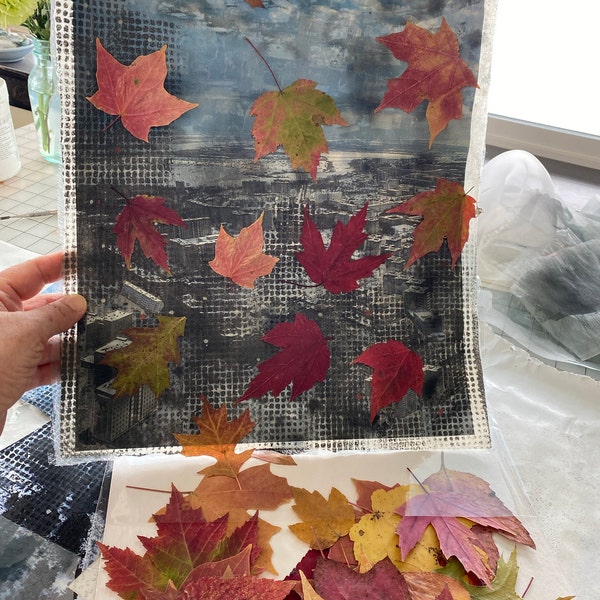 Real Autumn Leaves, 50+, Pressed Fall Decor, Dried Leaves, Economical ...