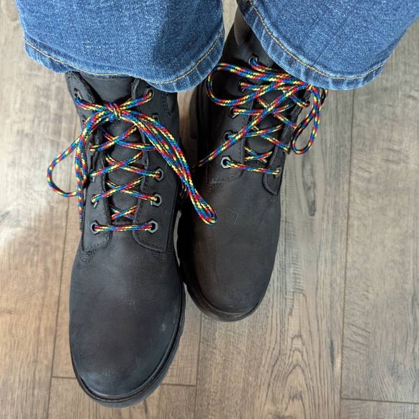 Americana Shoelaces- Red, White & Blue - Etsy