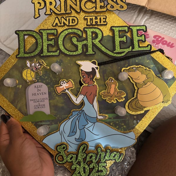 Barbie Grad” Graduation Cap Topper - Etsy