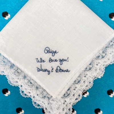 Hand Embroidered Signature of Loved One, Signature Embroidery Hoop - Etsy