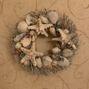 Seashell Wreath Summer Coastal Door Beach Wreathmore COLORS - Etsy