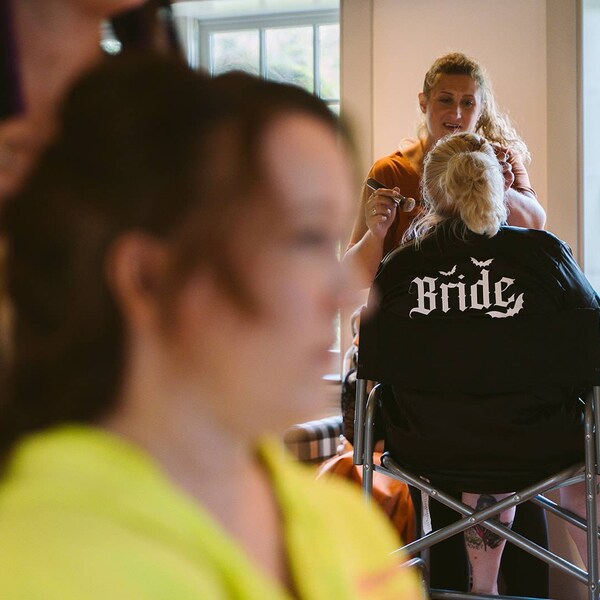 Bridal Bats Robe, Bridesmaid Robes, Gothic Bridal Party,gothic Bride ...