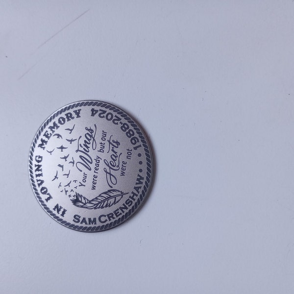 In Loving Memory Personalized Memorial Pocket Coin Made in the USA - Etsy