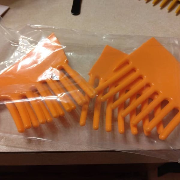 Extra Large Big Flexible Bendable Plastic Banana Hair Comb Clip Women ...