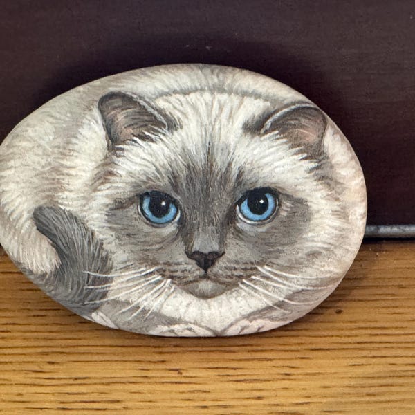 Dog Portraits on Rocks - Pet Portrait - Ready Made Painted Dogs on Rock ...