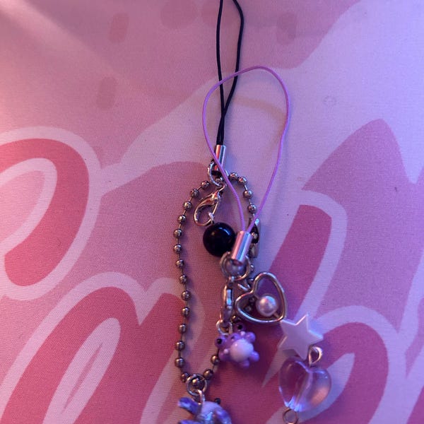 Japanese Dango, Mochi, Fruit Tanghulu Phone Charm - Handmade Clay Charms, Perfect as Accessories ...