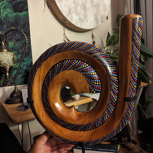 Spiral Didgeridoo Instrument , Travel Didgeridoo Small Digeridoo ...