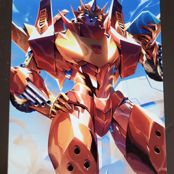 Rodimus V2 | Transformers MTMTE Print - Etsy