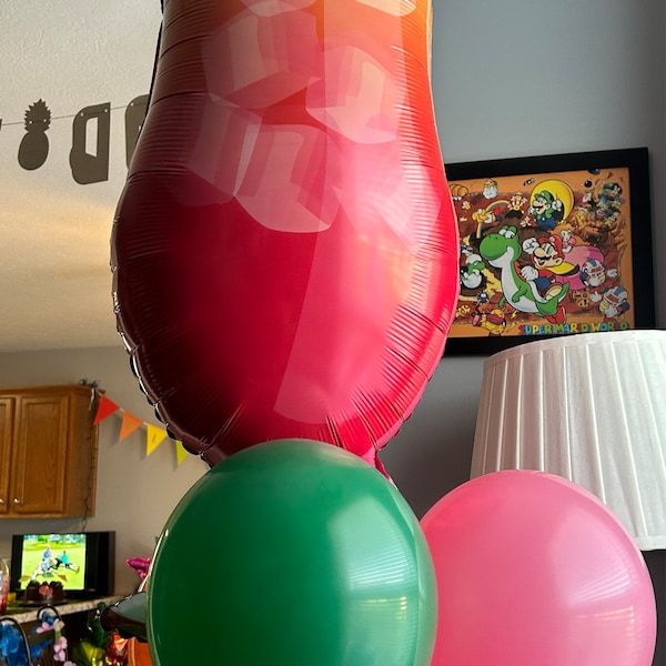 Flamingle Tropical Drink Balloon Foil Mylar 41", Cocktail Balloon ...