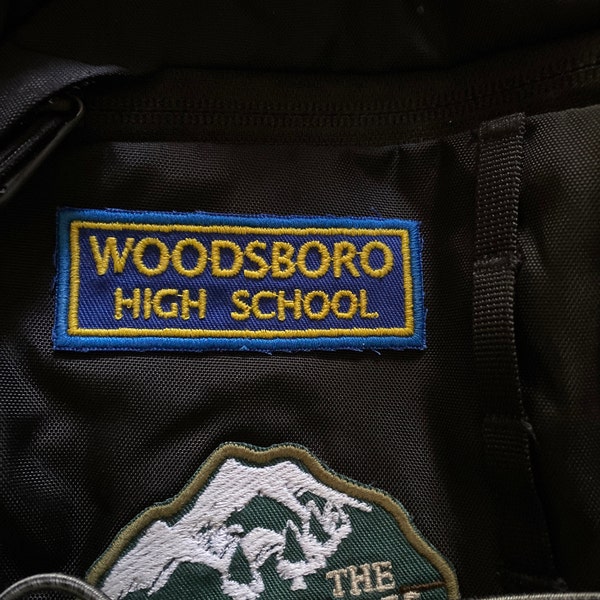 Woodsboro High School Sign Embroidered Patch. Horror Movie Inspired ...