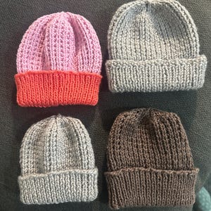 EASY PREEMIE and BABY Hat Knitting Pattern - Etsy