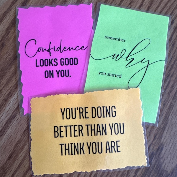 200 Motivational Mini Quote Cards: Office Desk Inspiration, Team ...