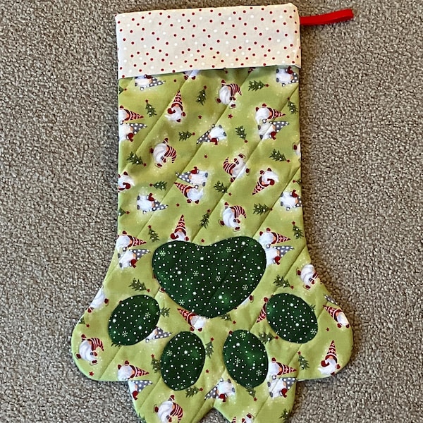 Animal Paw Stocking Sewing Pattern & Tutorial | Christmas | Holiday ...
