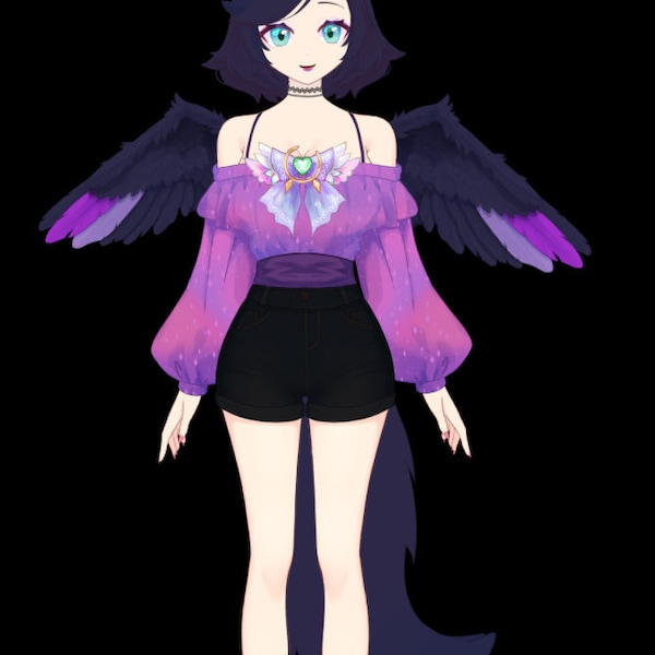 Vtuber Asset Wing - Live 2D - Etsy
