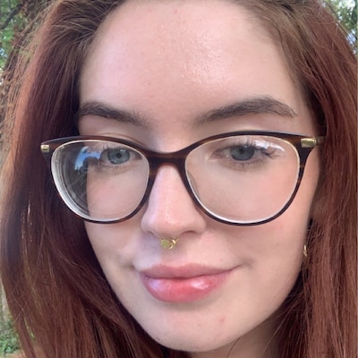 Moon Phases Septum Ring, Septum Piercing, Rose Gold Septum Ring 14g, Dainty Septum Jewelry, Tiny ...